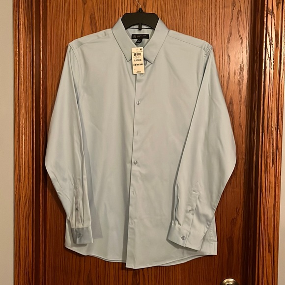 INC International Concepts | Shirts | Nwt Mens Light Blue Dress Shirt ...
